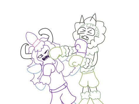 Glaishur Vs Spinach Outline By Thebestclown On Deviantart