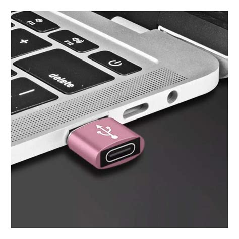Trådlös USB C till USB A adapter Rosa