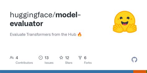GitHub Huggingface Model Evaluator Evaluate Transformers From The Hub