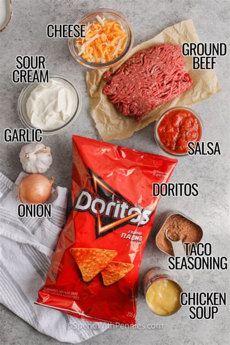 Layered Dorito Casserole