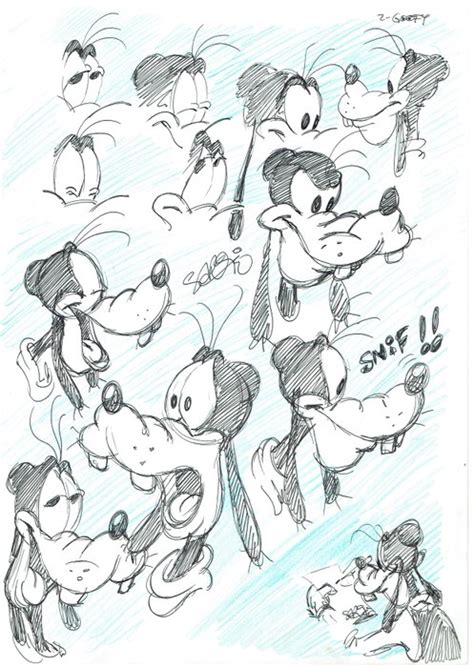 Disney Garrido Sergio Goofy Original Model Sheet Catawiki