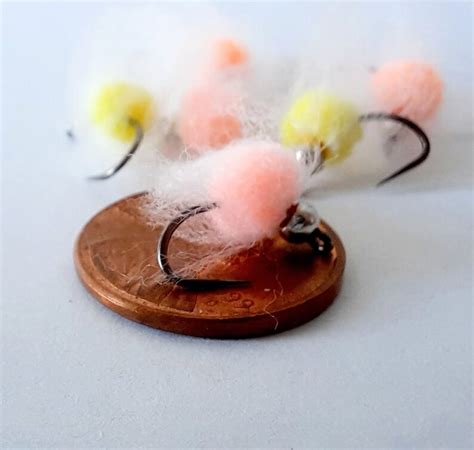 6 Tungsten Nuke Egg Egg Fly Patterns Trout Egg Flies Steelhead