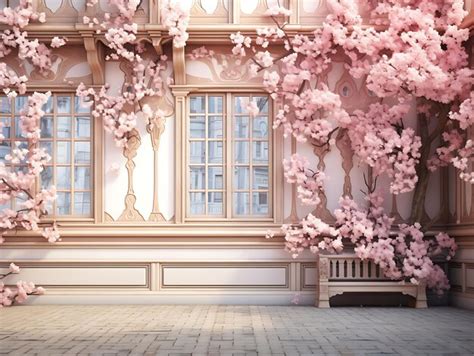 Premium Ai Image Photo Of Half Timbered Facade With Floral Motifs
