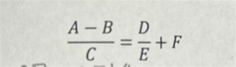 Solved A Bc De Fsolve For A B C D E F Chegg