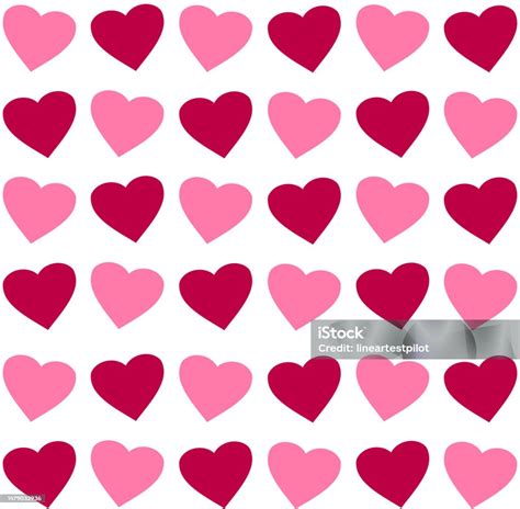 Hearts Repeat Pattern Stock Illustration Download Image Now Art Color Image Colors Istock