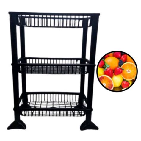 Fruteira De Ch O Cesto Organizador Andares Empilh Veis Shopee Brasil