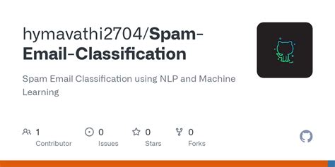 Github Hymavathi2704spam Email Classification Spam Email Classification Using Nlp And
