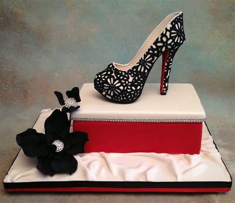 High Heel Stiletto Shoe Decorated Cake By Iris Rezoagli CakesDecor