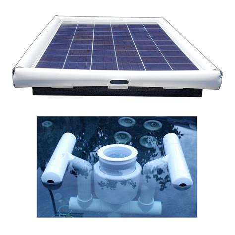 Savior Surface Pool Skimmer Floating Solar Pool Cleaner 60watts Solar