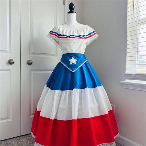 Puerto Rican Clothing Traditional Etsy