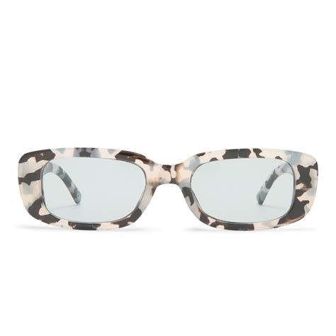 Ceres Charcoal Tort Uni Sex Rectangle Sunglasses Aire Aire Us