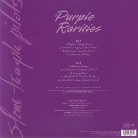 Stone Temple Pilots Purple Rarities Record Store Day Black Friday