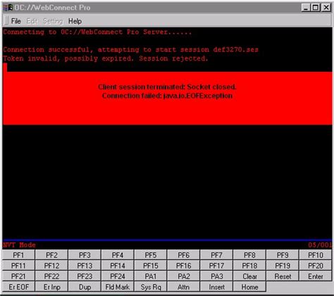 Bnsf Mainframe Emulator V Help Token Invalid