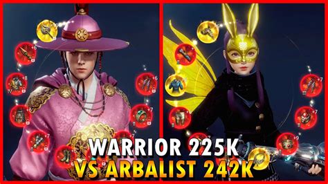 Mir4 Global Warrior Gameplay Warrior 225K VS Arbalist 242K Pvp YouTube