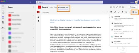 Collaborate On PDFs Within Microsoft Teams