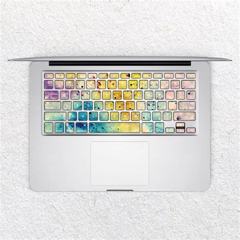 Macbook Keyboard Stickers Decal Vinyl Air Laptop Skin Monest Etsy