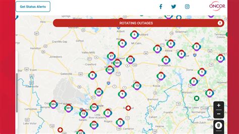 Txu Power Outage Map Texas Map