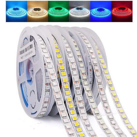 5m Led Strip Light 5054 2835 Smd Flexible Led Tape Ribbon Diode 60120