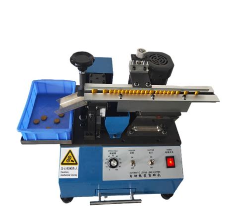 Capacitor Foot Component Lead Cutting Machine For Cutting Plug In
