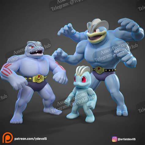 Machop Evolutions Free High Quality Models
