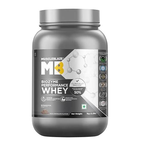 Muscleblaze Biozyme Performance Whey Protein Powder Rich Chocolate