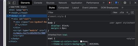 it s not obvious that ` theme ui core` doesn t apply `styles root