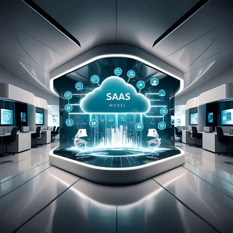 Futuristic Control Hub Managing Global Fleet Operations With Smart Technologies Stock