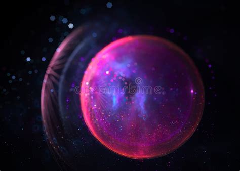 Fractal Sparkling Sphere Stock Illustration Illustration Of Luminescent 278454757