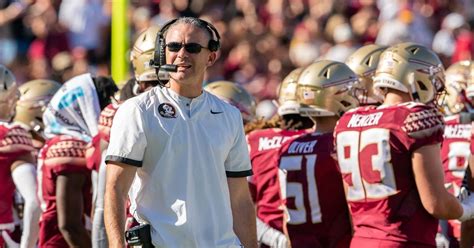 Florida State Mike Norvell Turn Attention To Clemson Clash