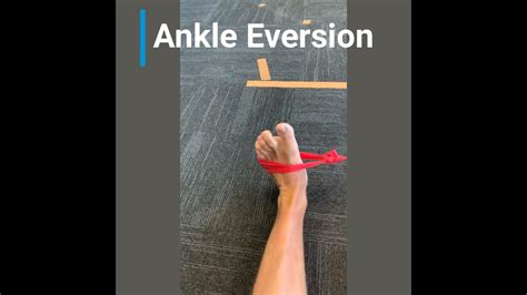 Ankle Eversion Band Resisted Youtube