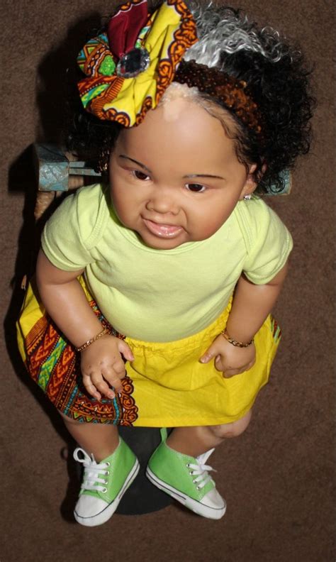 Reborn Adele By Ping Lau With Vitiligo Girl Doll Clothes Life Like