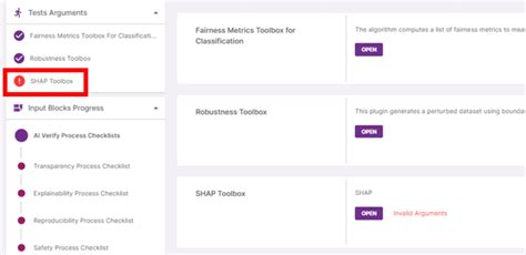 7 Provide Test Arguments Ai Verify User Guide