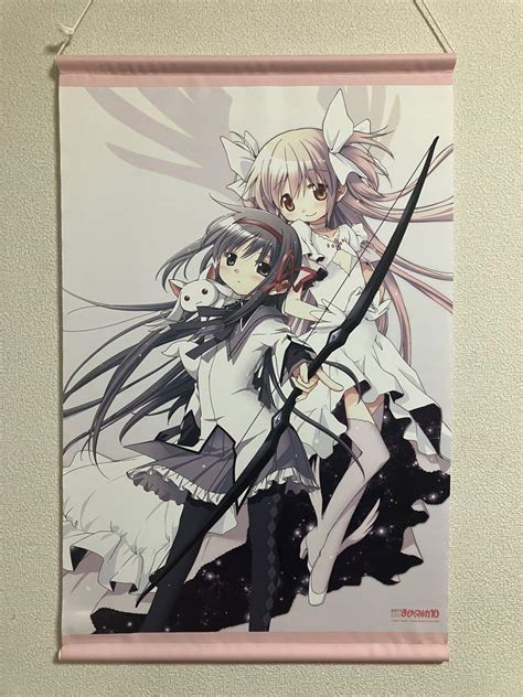 魔法少女まどかマギカ 10周年 まどマギ展 蒼樹うめ ビッグタペストリー B By メルカリ