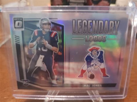 Donruss Optic Legendary Logos Holo Prizm LL Mac Jones Patriots RC Card EBay