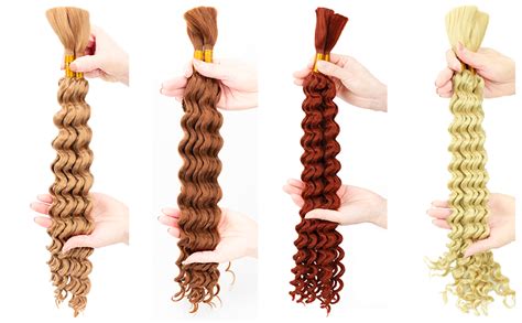 Deep Wave Bulk Braiding Hair Wet And Wavy Human Braiding