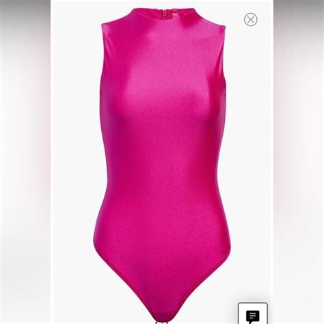 Skims Tops Skims Disco Sleeveless Mock Neckbodysuit Poshmark