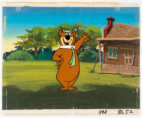 Yogi Bear Model Cel And Non Matching Background C 1970s Id Jan25003 Van Eaton Galleries