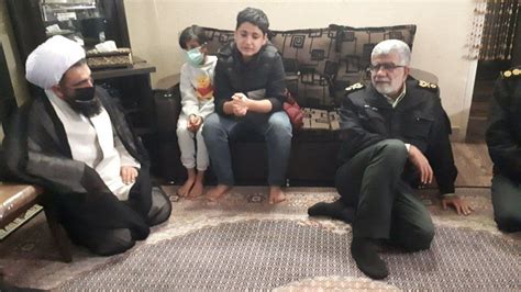 اولین عکس از اشک‌های تلخ فرزندان شهید رنجبر عکس