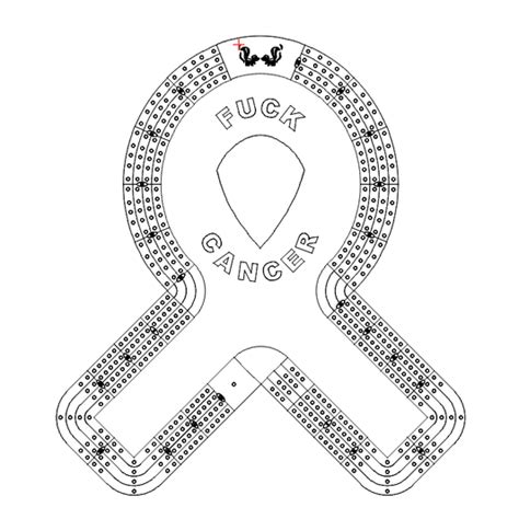 Free Cribbage Board Patterns Templates Custom Crib Boards