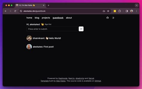 how i built a guestbook page using supabase and next js