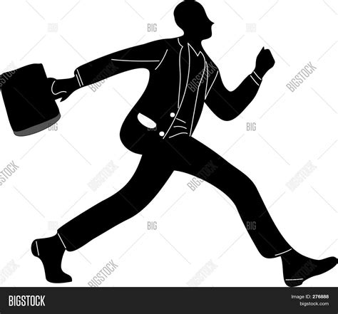 Running Business Man Image Photo Free Trial Bigstock