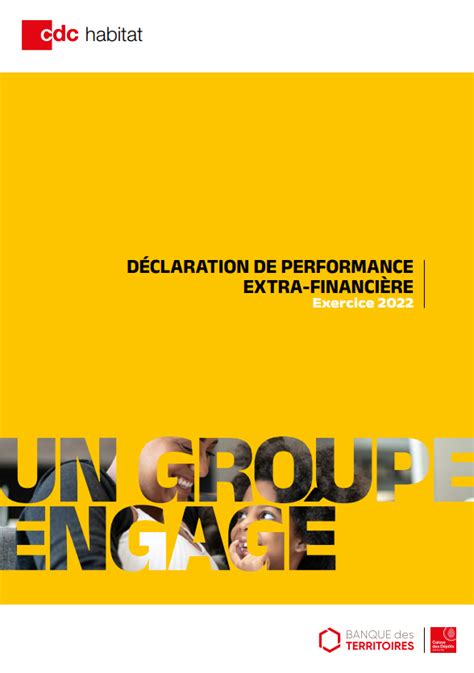 Groupe engagé CDC Habitat publie sa DPEF CDC Habitat
