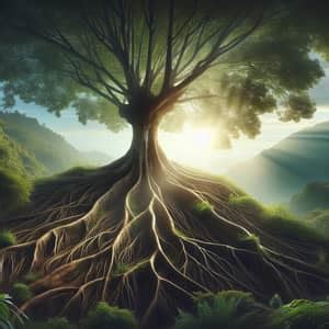 Spiritual Tree Of Life A Majestic Symbol Of Growth Connection AI Art Generator Easy Peasy AI
