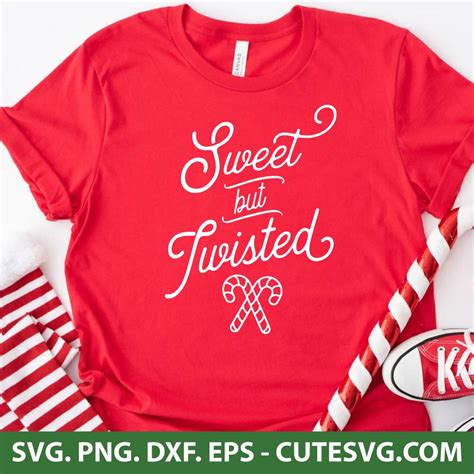 Sweet But Twisted Svg Funny Christmas Svg Christmas Svg