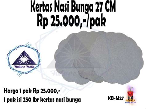 Promo KERTAS NASI ALAS PIRING MAKAN BESEK ROTAN 27CM BESAR ALAS NASI