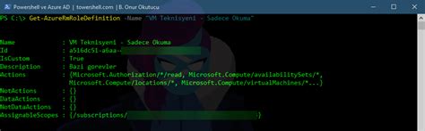 Powershell Ile Azure Yonetimi Azure Ad Part 4 Yeni Bir Ad Rolu