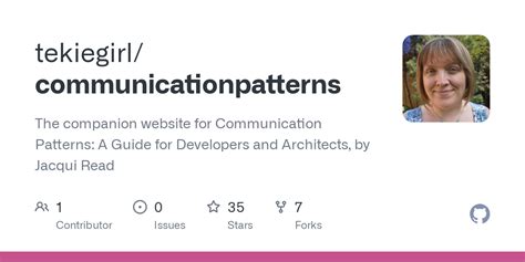 Github Tekiegirl Communicationpatterns The Companion Website For Communication Patterns A