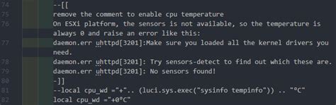 虚拟机平台无cpu温度传感器导致日志刷屏 · Issue 454 · Sirpdboyopenwrt · Github