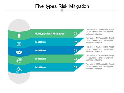 Five Types Risk Mitigation Ppt Powerpoint Presentation Portfolio Structure