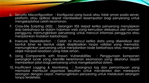Owasp Open Web Application Security Project Ppt